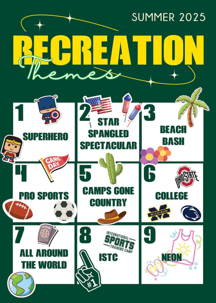 Rec Themes 2025 - International Sports Training Camp